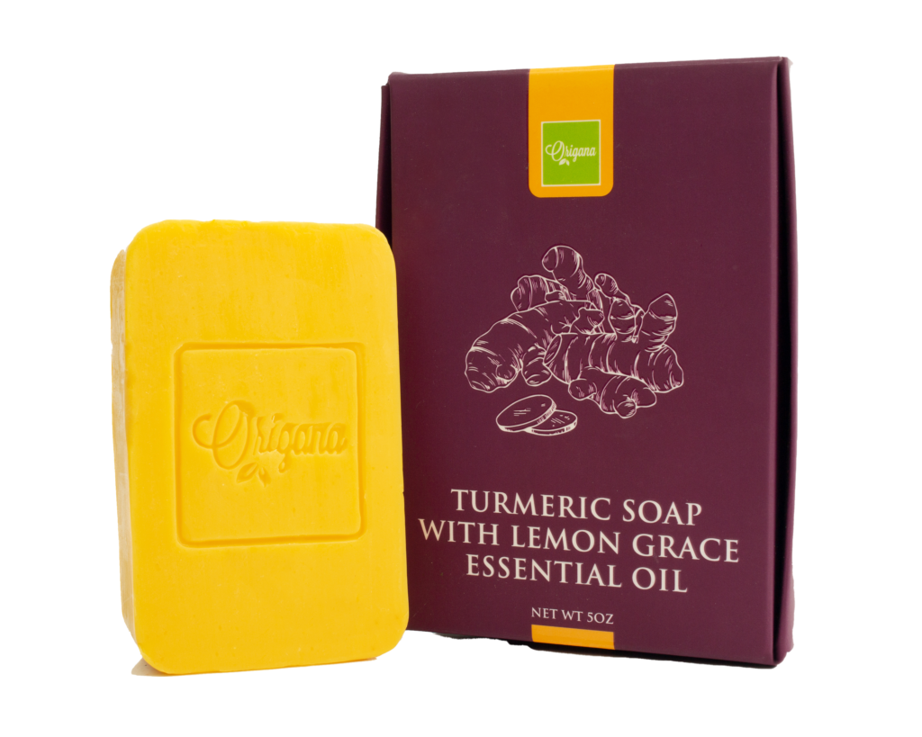 Turmeric Soap with Lemon Grace Essential Oil - cosmolifenutrition